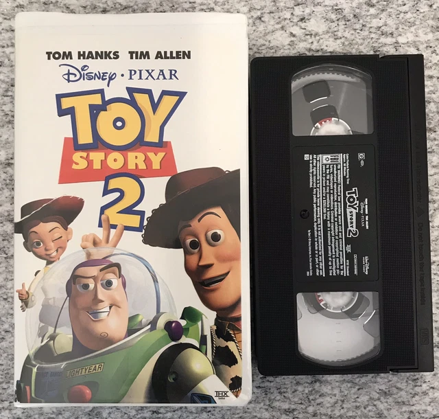 TOY STORY 2 - Disney Pixar (VHS Cassette Tape 2000 #19947 - Tom Hanks ...