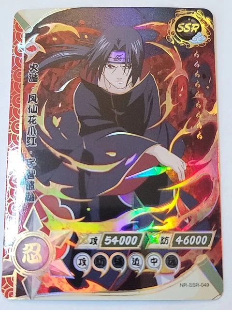 ITACHI UCHIHA ULTRA Rare SSR Kayou Official Naruto Card TCG NR-SSR-049 ...