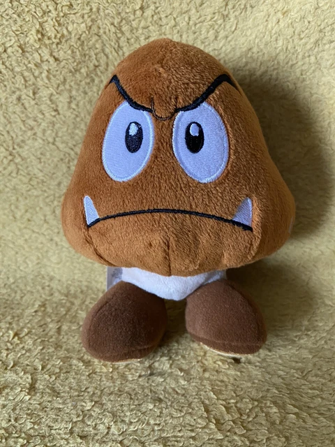 NINTENDO SUPER MARIO Sad/Angry Goomba Gumbo Stuffed Animal Plush Toy ...
