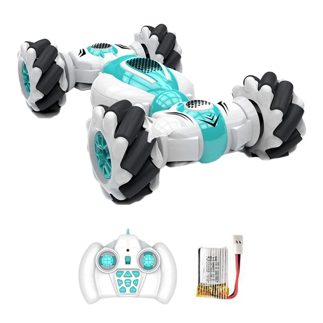 4WD WATCH GESTURE Sensor 2.4GHz RC Stunt Car Toys with Battery (Green ...