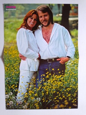 ABBA ANNI-FRID FRIDA Benny Steven Tyler Aerosmith Poster Sweden 1970s £ ...