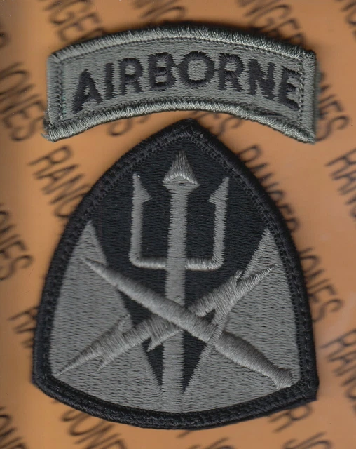 USAE SPECIAL OPERATIONS Command Joint Forces Airborne ACU w/ Hook 3.5 ...