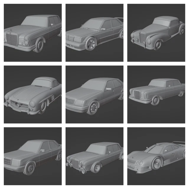 3D PRINTED (M*) 1/64 Scale Cars Hundreds of Models £15.47 - PicClick UK