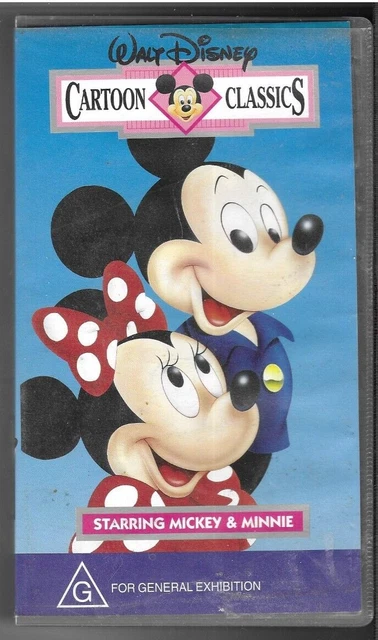 Cartoon Classics Starring Mickey And Minnie Vhs Video Walt Disney Near New 2365 Picclick Au