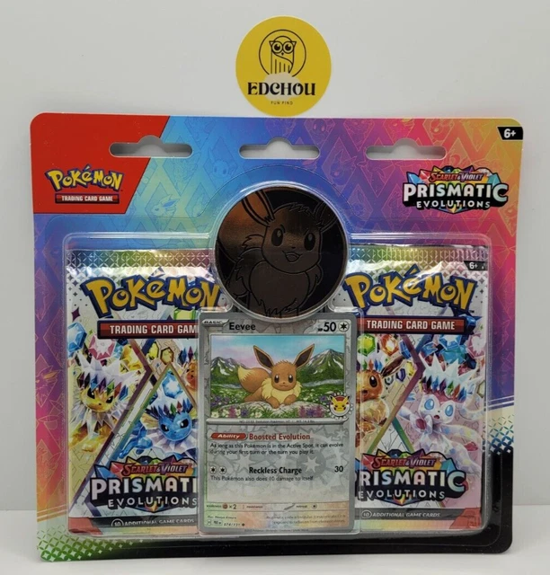 POKÉMON TCG: SCARLET & Violet Prismatic Evolutions 2-Pack Blister ...