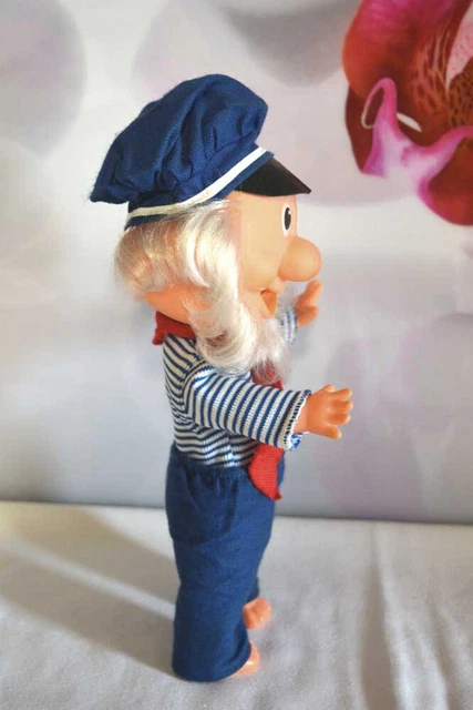 OSTSEE SOUVENIR PUPPE DDR Werbefiguren Ostsee Kapitän Matrose Seemann ...