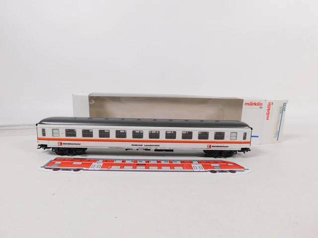 MÄRKLIN H0 AC 4232 Rolling Road Sleeper Car DB Nem Kkk + Sealed #EN45-1 ...