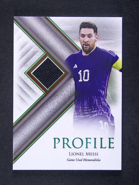 2023 FUTERA UNIQUE Lionel Messi Argentina Forward Profile GU Patch /15 ...