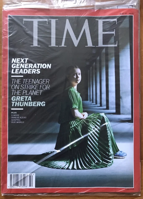 TIME MAGAZINE 2019 Greta Thunberg Climate Next Generation Leaders New ...