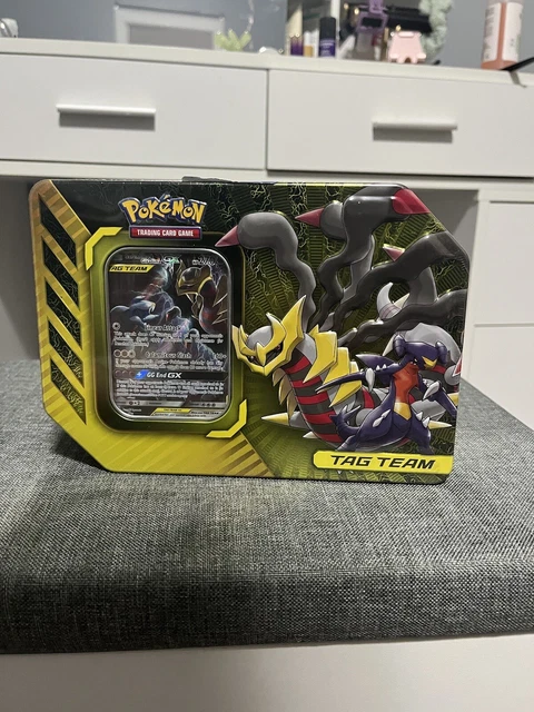 GARCHOMP AND GIRATINA GX Tag Team Pokémon Tin 2019 NEUF SCELLÉ 4 ...