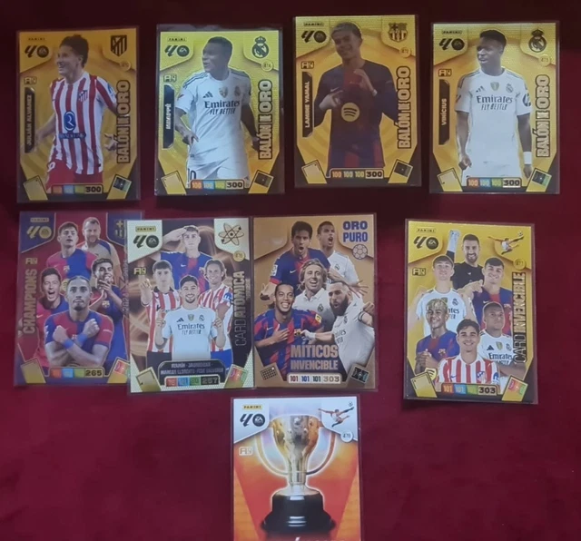 PANINI LIGA ADRENALYN 2026 Cards Balon Oro Atomica Invencible Atomica ...