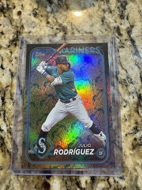 VARIATION PARAPLUIE JULIO Rodriguez 2024 Topps 44 Seattle Mariners 10/ ...