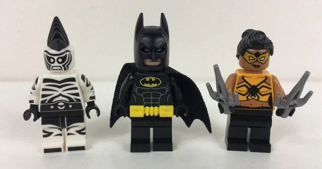 LEGO ZEBRA MAN Batman Tarantula Minifigure Bundle 70907 SH322 SH323 ...