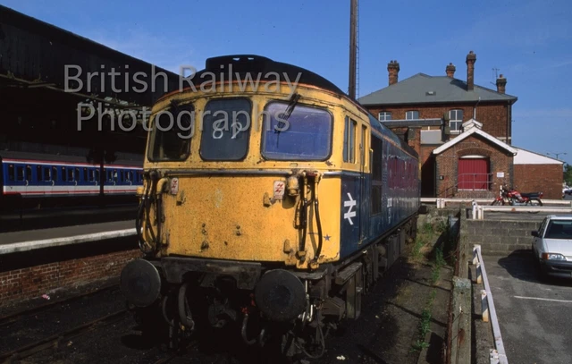 35MM SLIDE BR British Railways Diesel Loco 33102 Class 33 at Salisbury ...