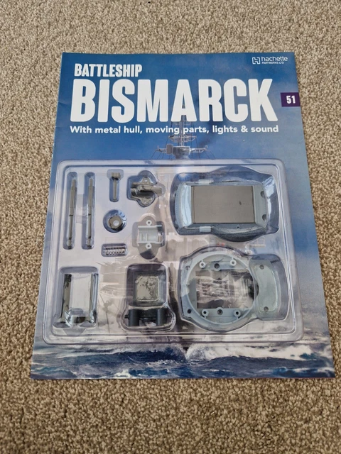 1/200 HACHETTE BUILD The Bismarck Ship Model Battleship Issue 51 Inc ...