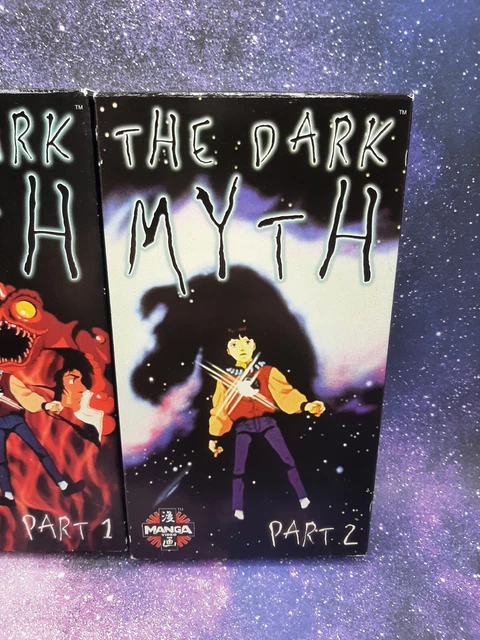 THE DARK MYTH Manga VHS Part 1 & 2 1997 ENGLISH DUBBED Pre-owned $58.99 ...