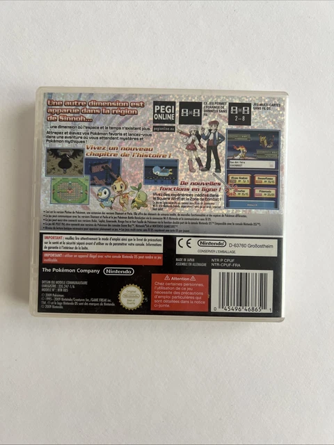POKÉMON VERSION PLATINE – Nintendo DS – Version Française – TBE FRA/EUR ...