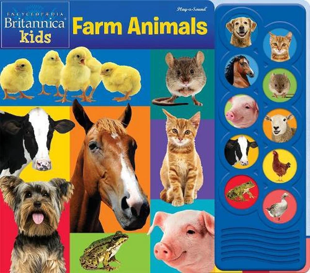 ENCYCLOPAEDIA BRITANNICA KIDS: Farm Animals Sound Book by Kids PI ...