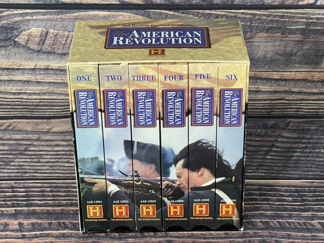 HISTORY CHANNEL THE American Revolution VHS 6 Tape Box Set A&E 1994 ...