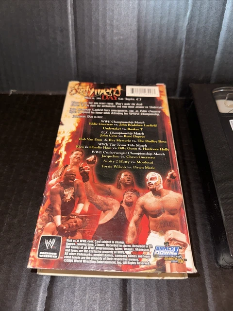 WWE - JUDGMENT Day 2004 (VHS, 2004) WWF John Cena Vs Dupree £26.73 ...