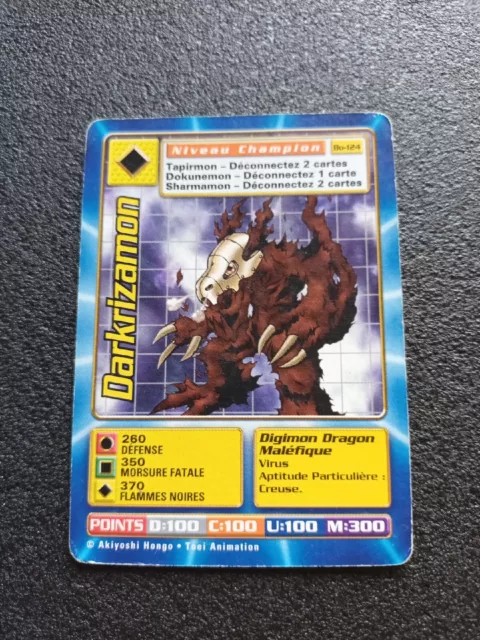 CARTE CARD DIGIMON darkrizamon bo 124 EUR 14,00 - PicClick FR