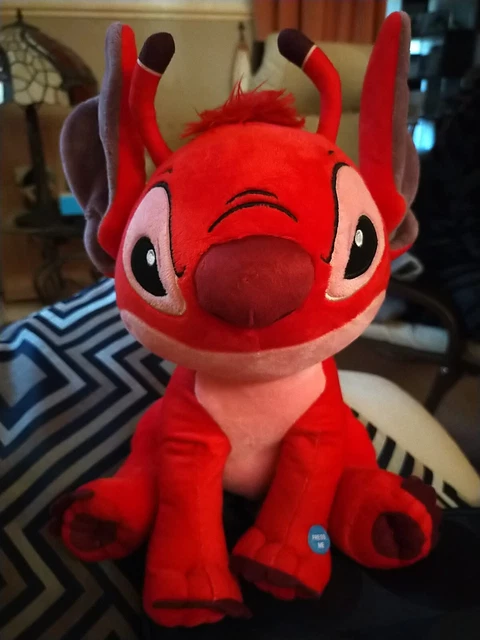 DISNEY LILO AND Stitch, Red Leroy Plush Talking Soft Toy £7.99 ...