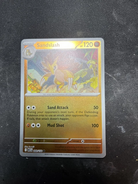 SANDSLASH 069/132 - Common - Mega Evolution - NM - Reverse Holo $1.56 ...