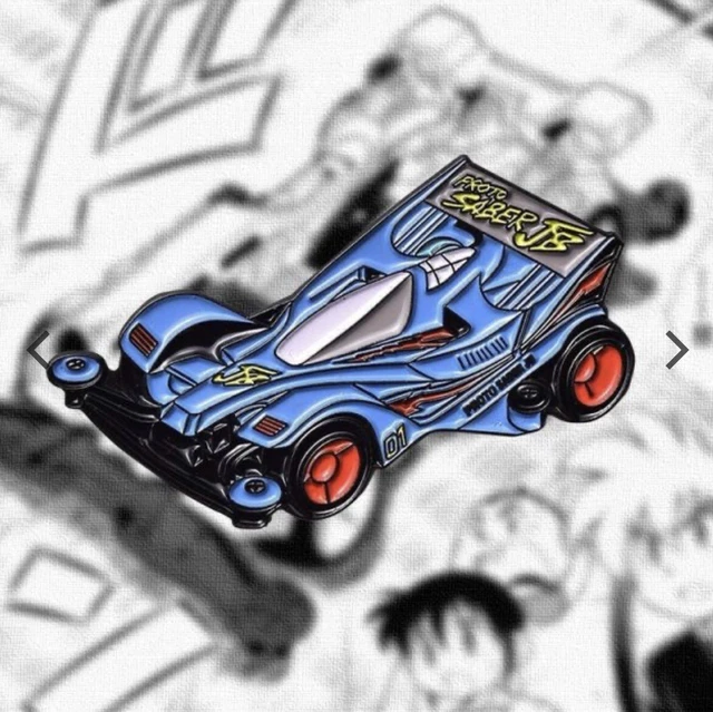 THE RACING BROTHERS (Bakusou Kyoudai) Let’s & Go! Car Pin Badge Mini ...