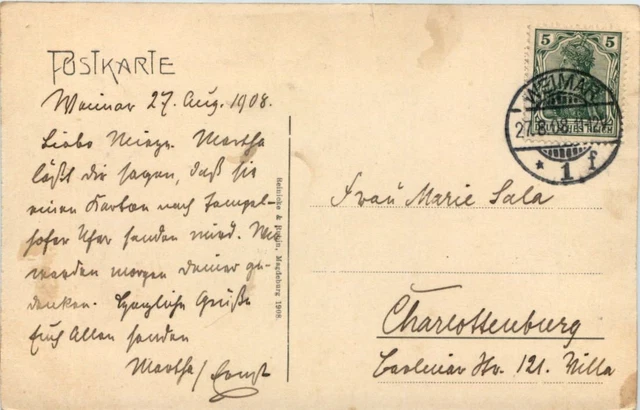 WEIMAR, GRABSTÄTTE DER Familie Goethe -525152 EUR 7,50 - PicClick DE