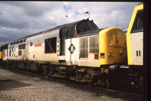 ORIGINAL 35MM BRITISH Railway B.r Slide - Class 37411 At Coalville 03 ...