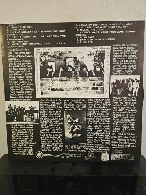 LAWNMOWER DETH METAL Duck/Mower Liberation Front/Quack Em All 1989 LP ...