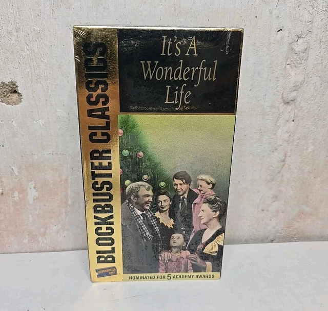 IT&S A WONDERFUL Life Blockbuster Video Classic VHS Video Tape New ...