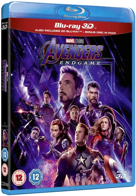 AVENGERS: ENDGAME (BLU-RAY) Benedict Cumberbatch Brie Larson Tom ...