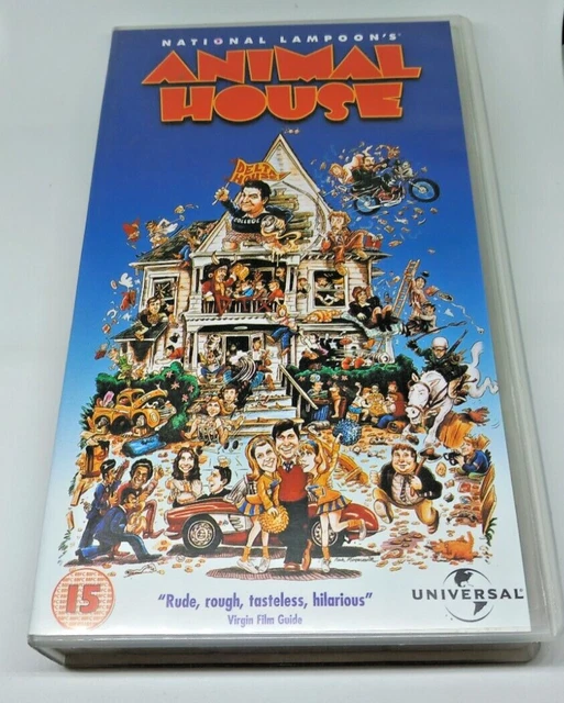 NATIONAL LAMPOONS ANIMAL House Movie VHS Tape - John Belushi Karen ...