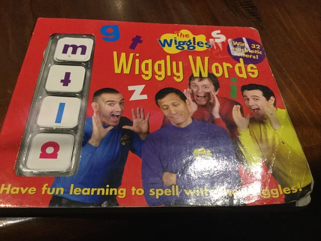 THE WIGGLES - Wiggly Words (Book with Magnetic Letters) Learn to Spell ...