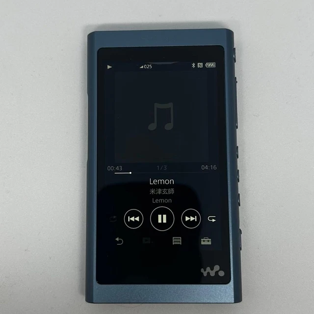 SONY NW A55 Moonlight Blue Walkman MP3 Player 16GB HiRes Audio Storage ...