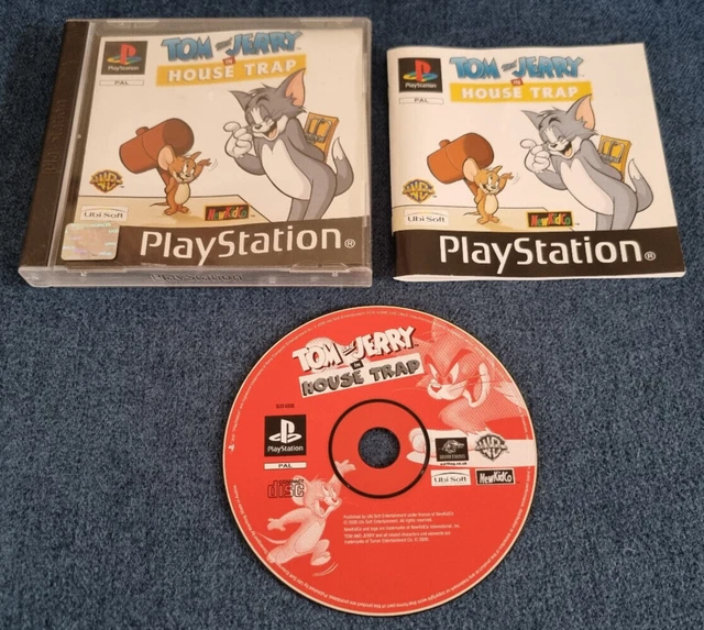 SONY PLAYSTATION 1 PS1 Game Tom and Jerry in House Trap Boxed with ...