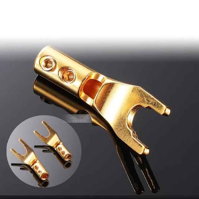 BANANA PLUGS 4MM Headphone Jack Speaker Cable Spade Connector ...