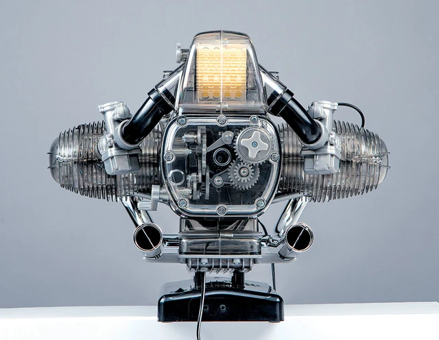 BMW R90 S Boxermotor/Flat-Twin Motorcycle Motor 1:2 Plastic Modell Kit ...
