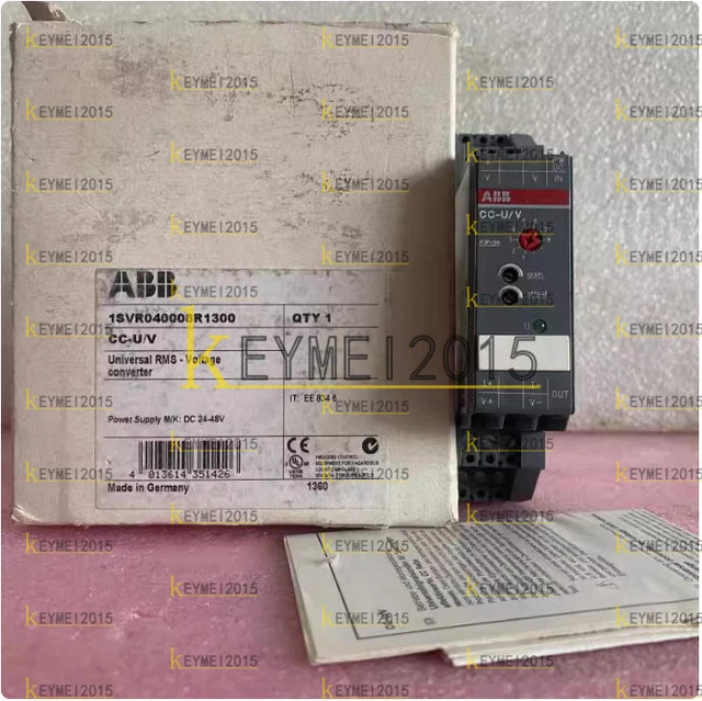 1PCS NEW ABB Analog Signal Converter CC-U/V 1SVR040008R1300 Relay £994. ...