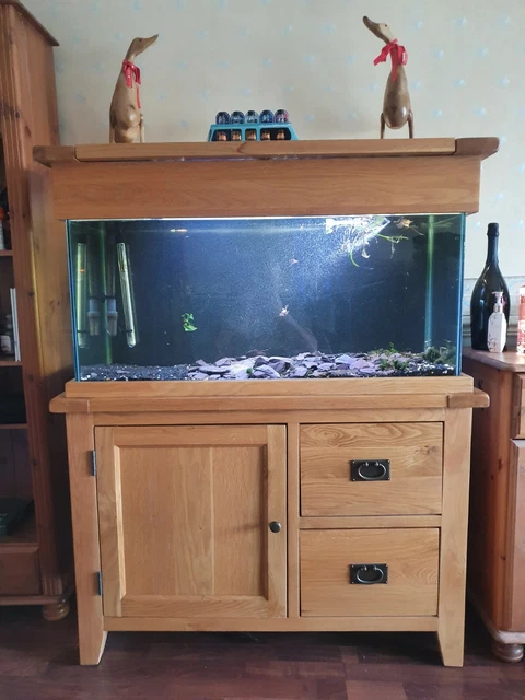 Solid Oak Fish Tank Cabinets | Cabinets Matttroy