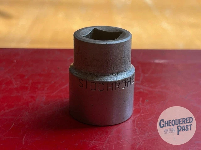 VINTAGE SIDCHROME 13/16& AF 1/2"dr Imperial Socket Made in Australia 5 ...