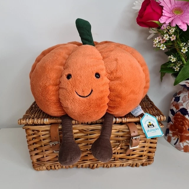 JELLYCAT I AM Amuseable Pumpkin Halloween spooky soft toy BNWT Retired ...