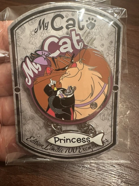 DISNEY PIN GREAT Mouse Detective Ratigan Felicia My Cat DLP Paris LE ...