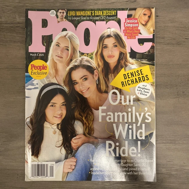 PEOPLE MAGAZINE MARCH 3 2025 Denise Richards • Jessica Simpson • CEO ...