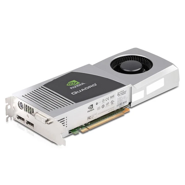 GEFORCE NVIDIA QUADRO FX 4800 Grafikkarte 1,5 GB EUR 45,00 - PicClick DE