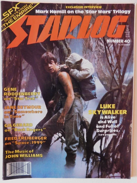 STARLOG MAGAZINE N° 40 Star Wars Jedi Trilogie EUR 15,00 - PicClick FR