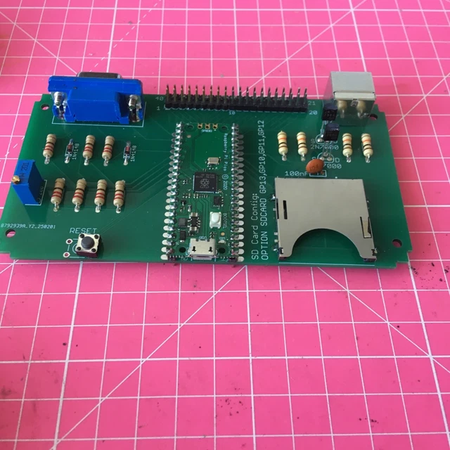 Picomite Vga Raspberry Pi Pico 2040 Basic Microcomputer With Ps2 Kb