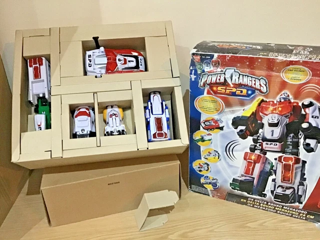POWER RANGERS SPD Deluxe Delta Squad Megazord 100% Complete in Box ...