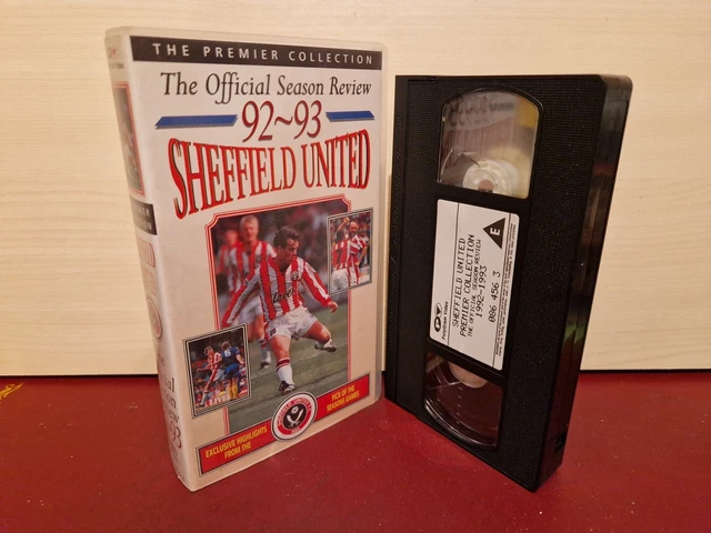 OFFICIAL SEASON REVIEW 92-93 Sheffield United Football PAL VHS Video ...